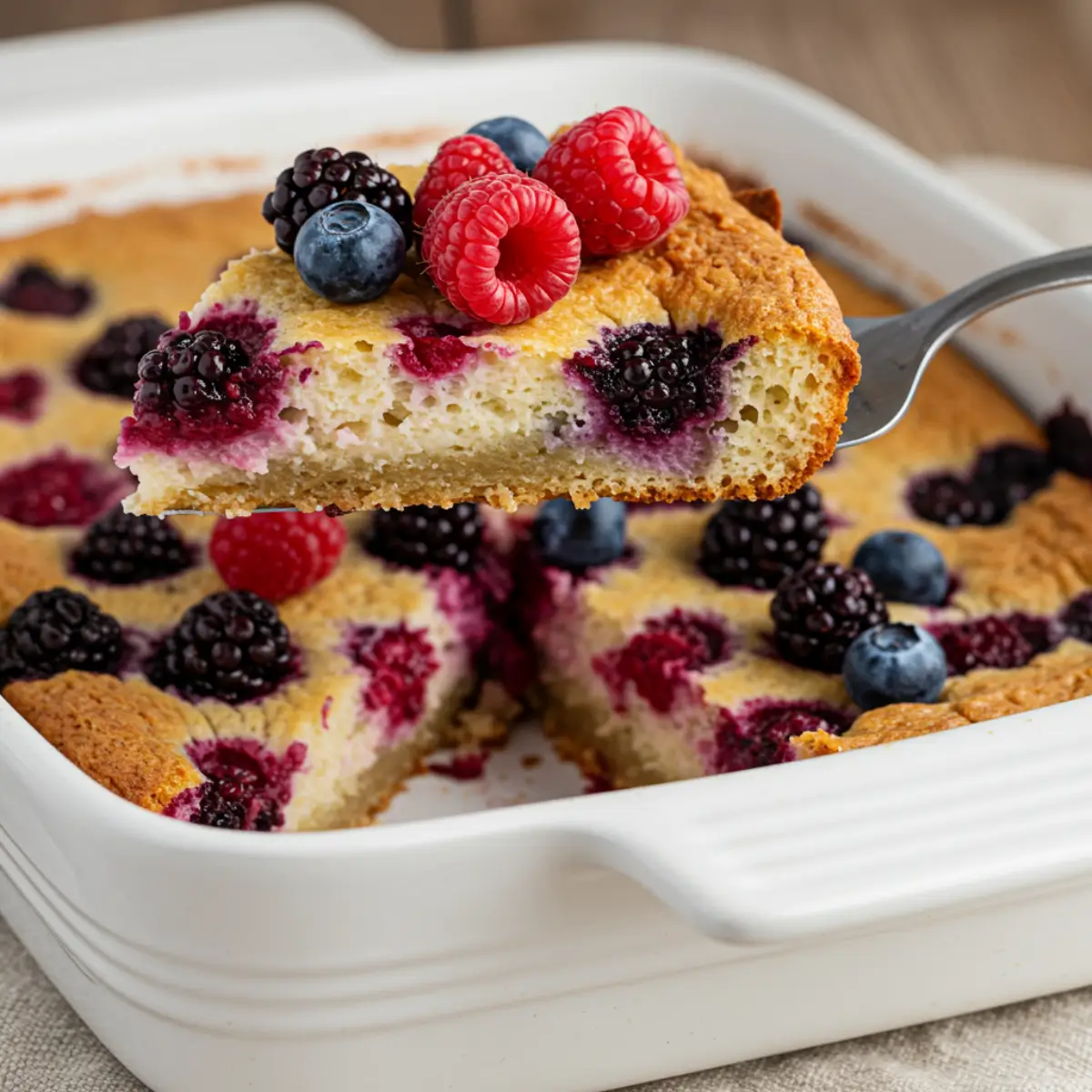 High Protein Triple Berry Bake – 5 Quick Steps for a Healthy Breakfast