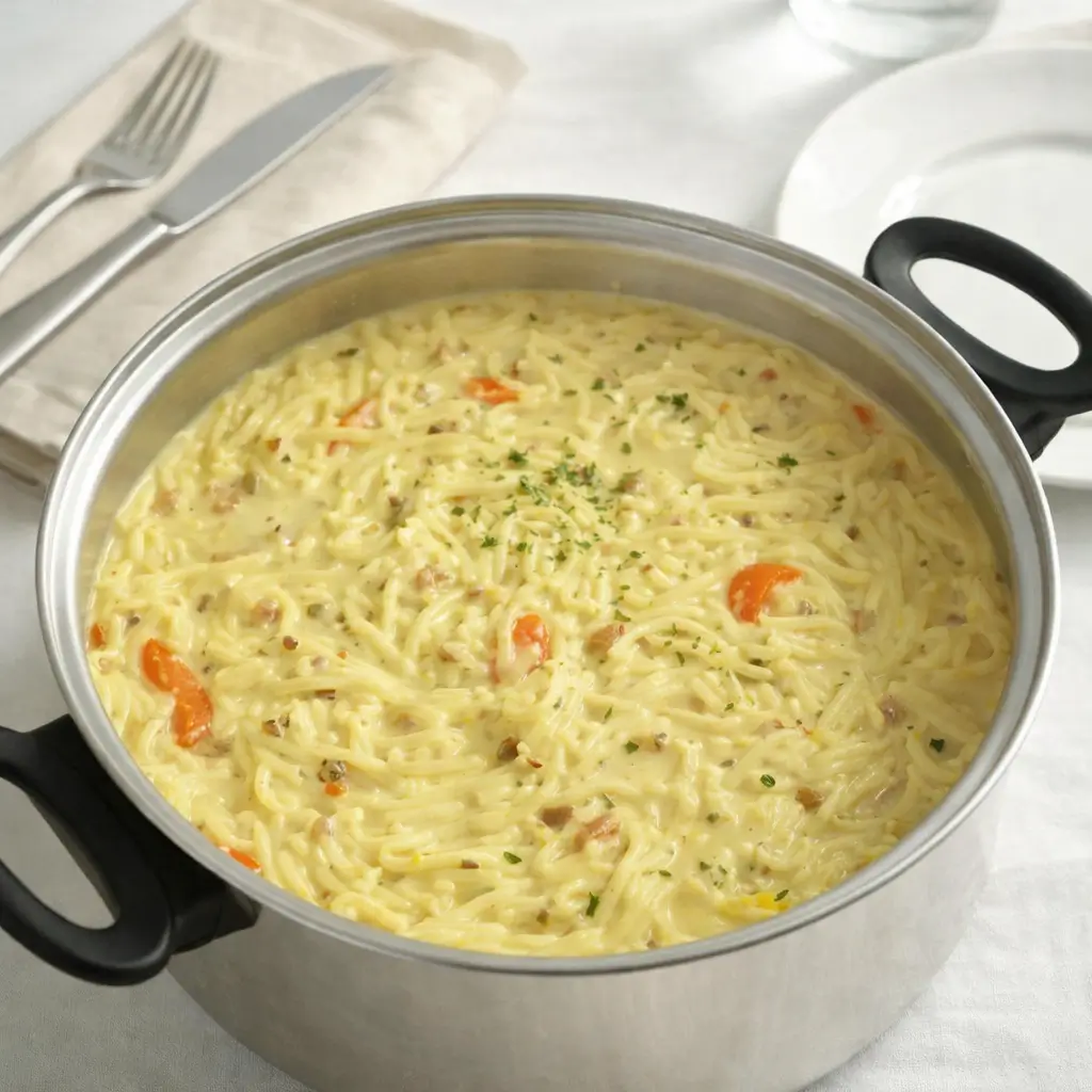 Crack Chicken Noodle Soup – 7 Easy Steps, Cheesy, and Addictive!