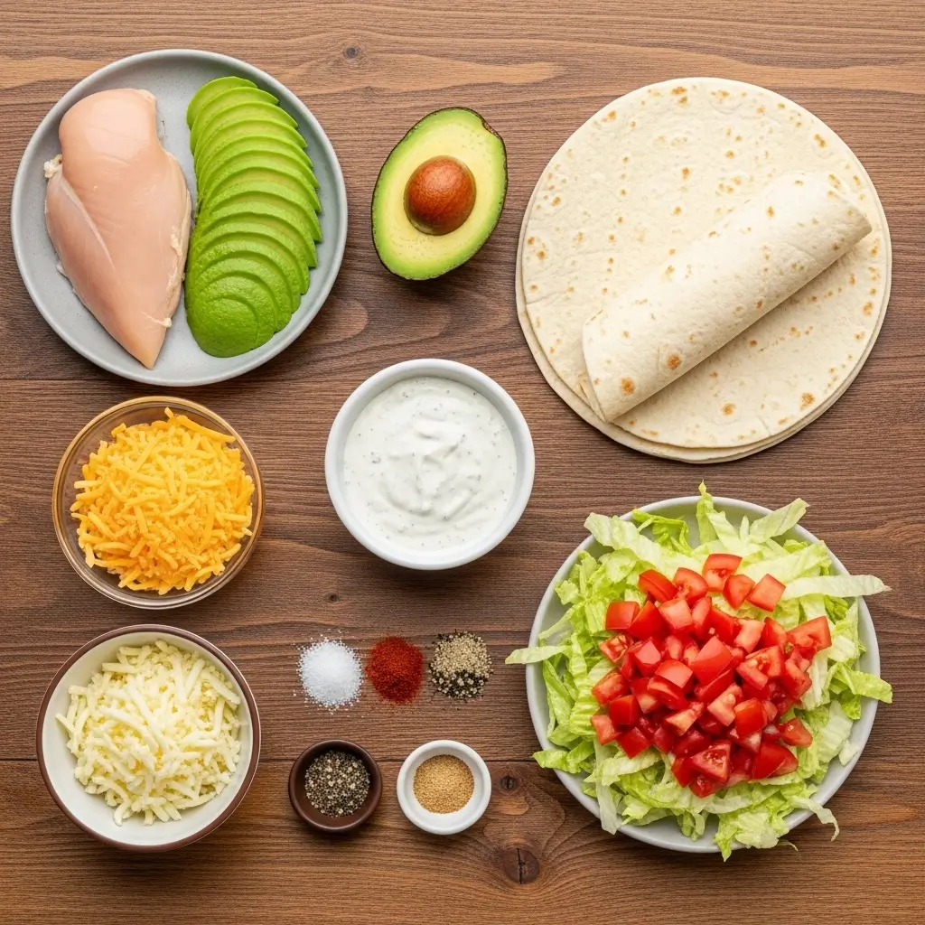 Easy Chicken Avocado Wrap – Easy 5-Minute Quick & Amazing Lunch